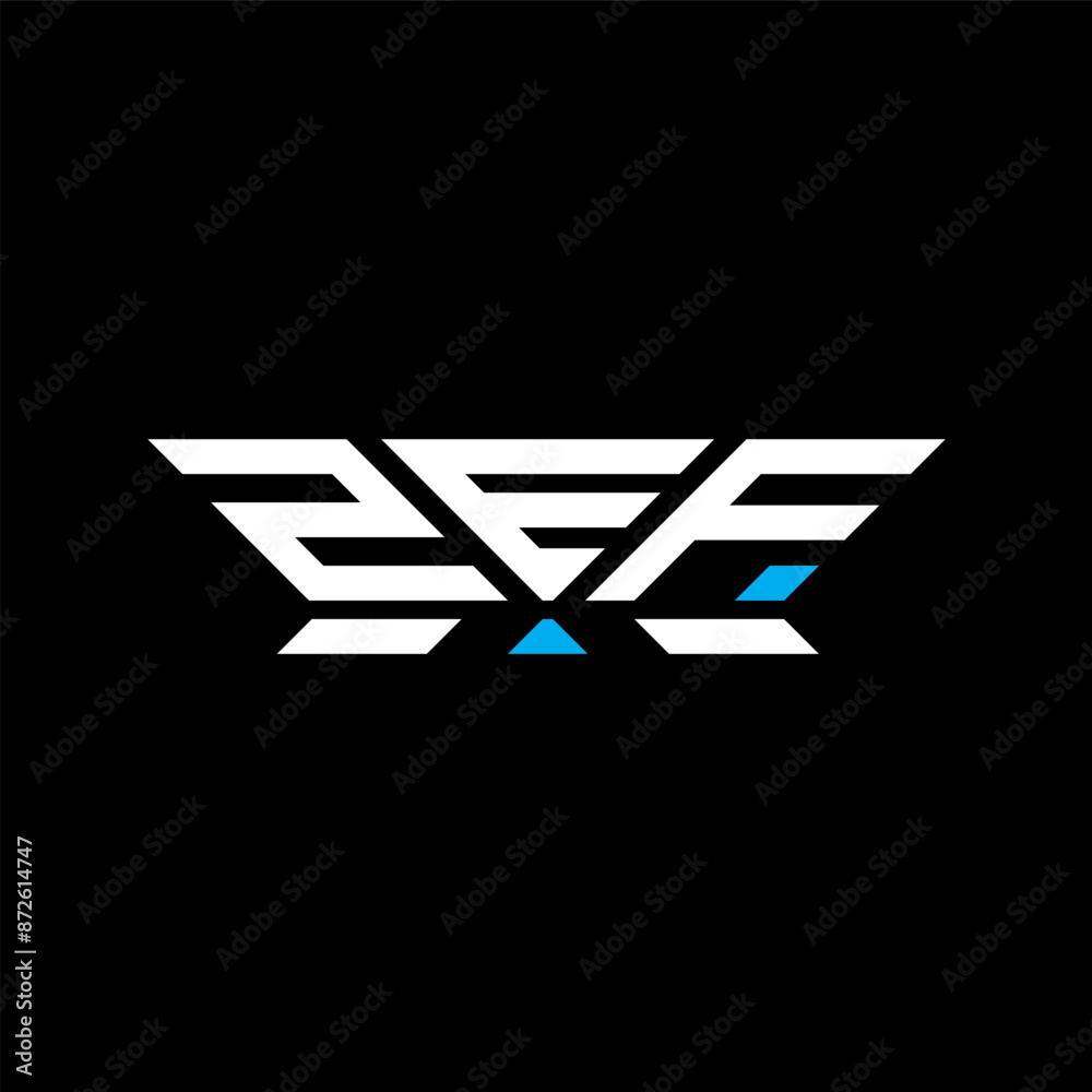 ZEF letter logo vector design, ZEF simple and modern logo. ZEF ...