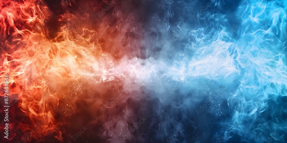 World Firefighter Day Red and Blue Colors Symbolizing Fire and Water ...