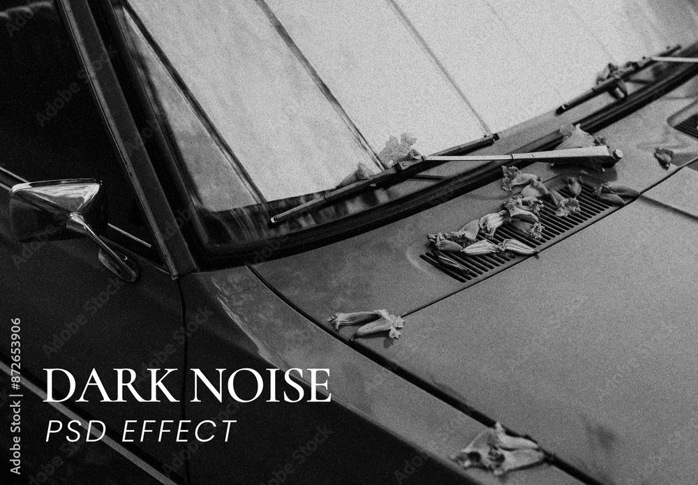 Dark Noise PSD Effect Stock Template | Adobe Stock