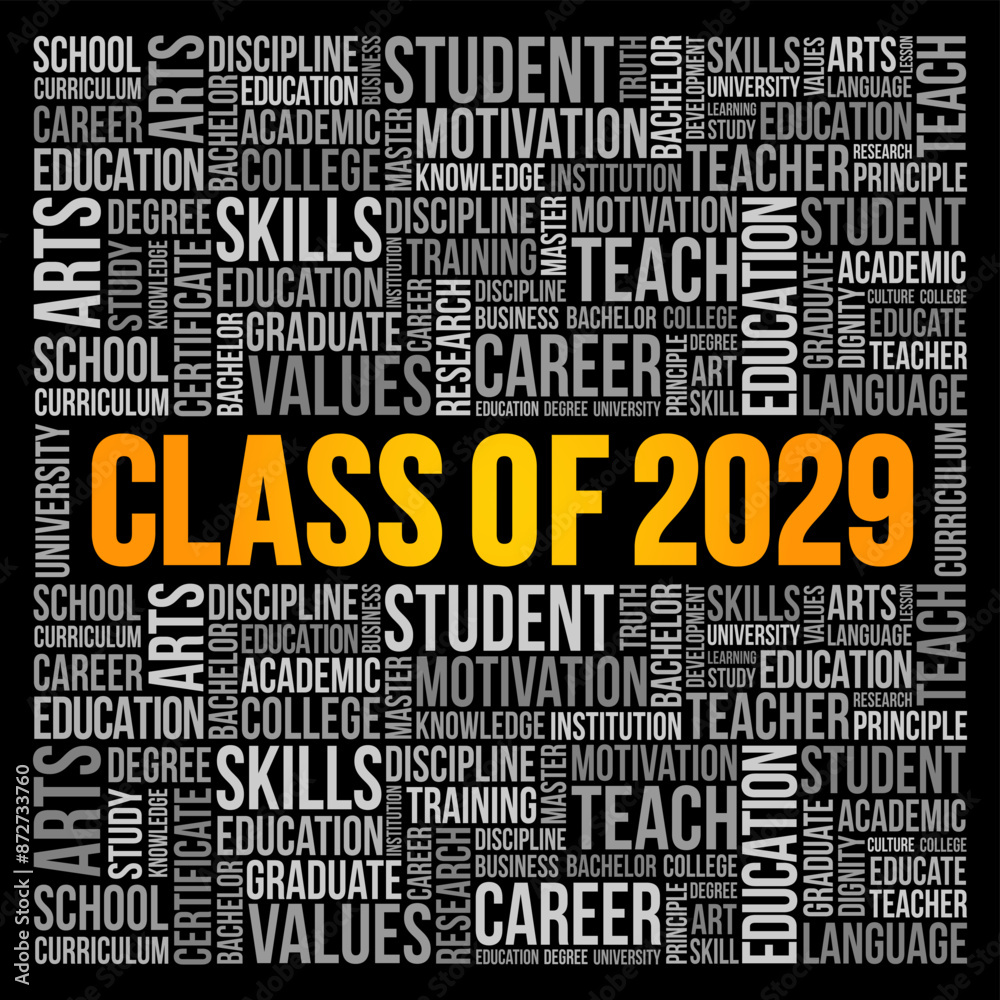Class of 2029 - the group of students who graduated from high school or ...