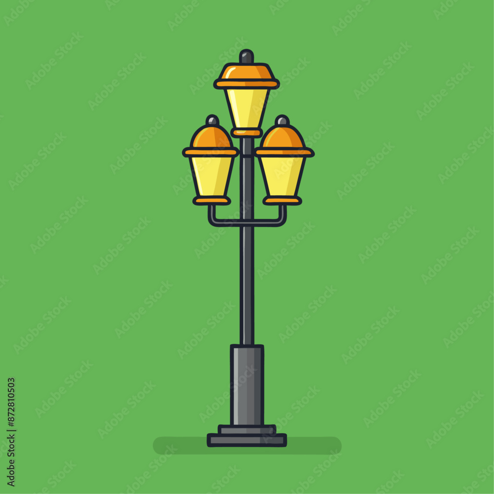 street light clipart cartoon Illustration drawing Stock Vector | Adobe ...