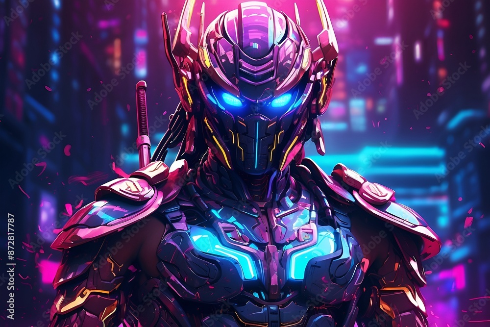 parallel universe, an electrically charged cyborg samurai emerges from ...