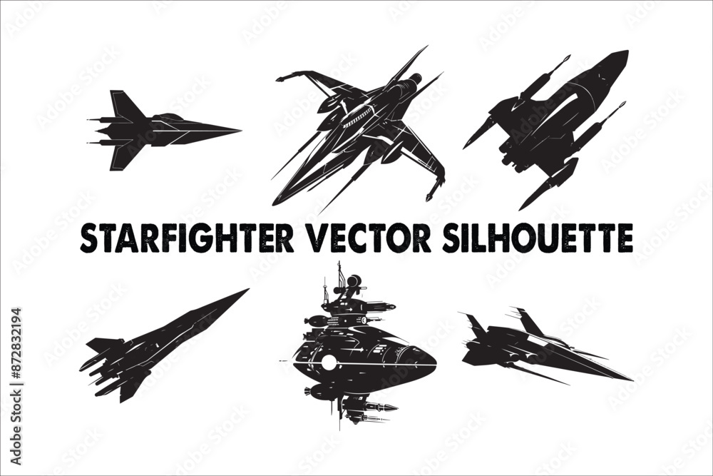 starfighter, space combat, spaceship, interstellar, sci-fi, fighter jet ...