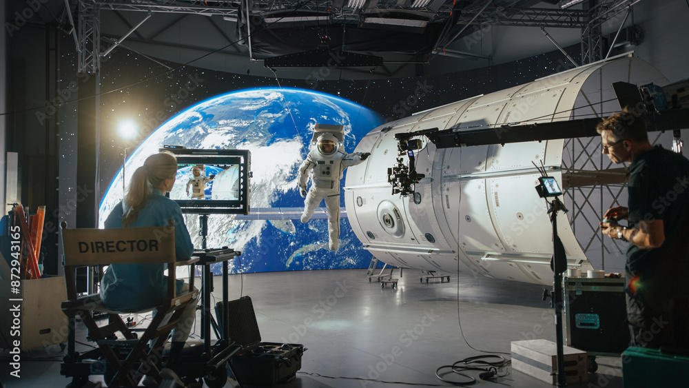 Famous Female Director Leads Diverse Team in Filming Sci-fi Movie Using ...