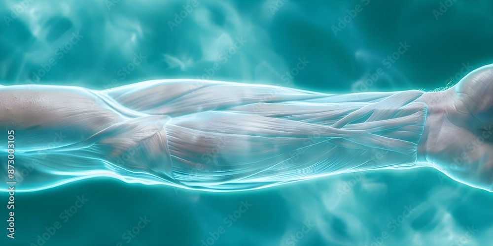 360-Degree Photo Displaying Both Internal and External Arm Muscles ...