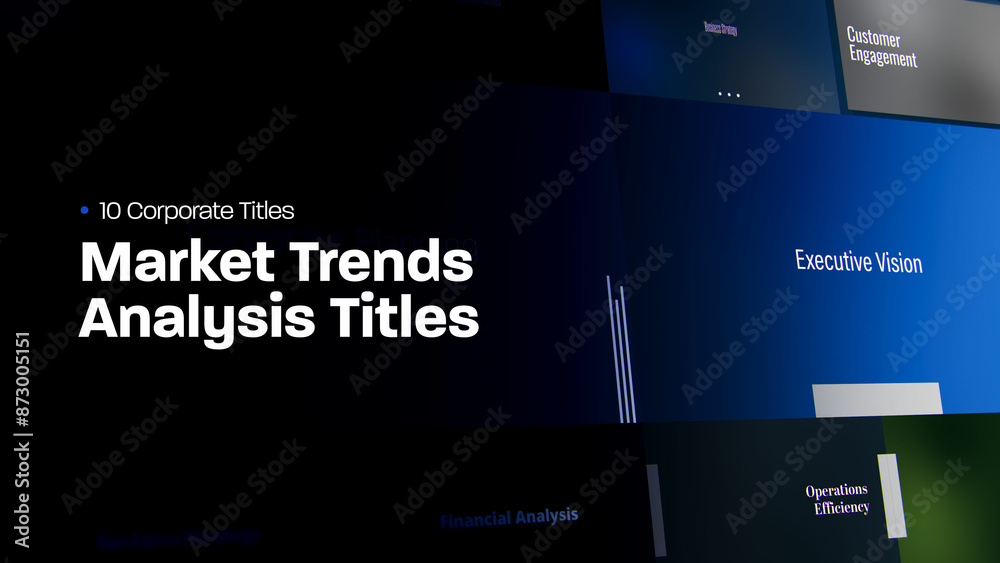 Market Trends Analysis Titles | 10 Motion Titles with Control Panels ...