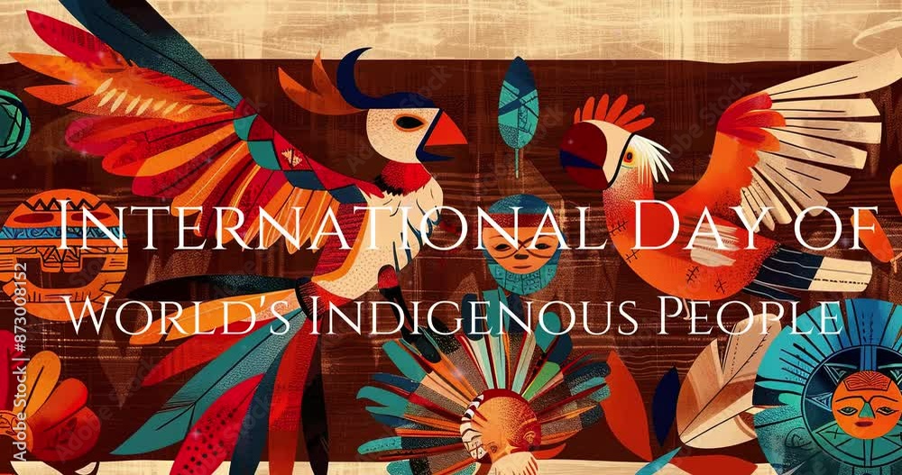 Design a culturally rich copy space background for International Day of ...