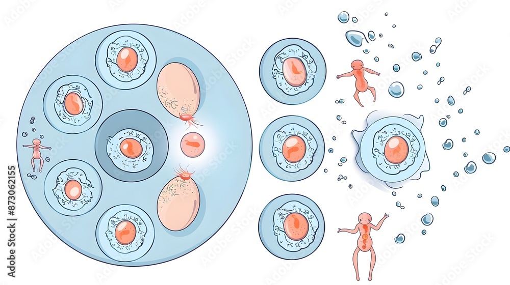Detailed of Embryo Development Stages and Embryology or Embryogenesis ...