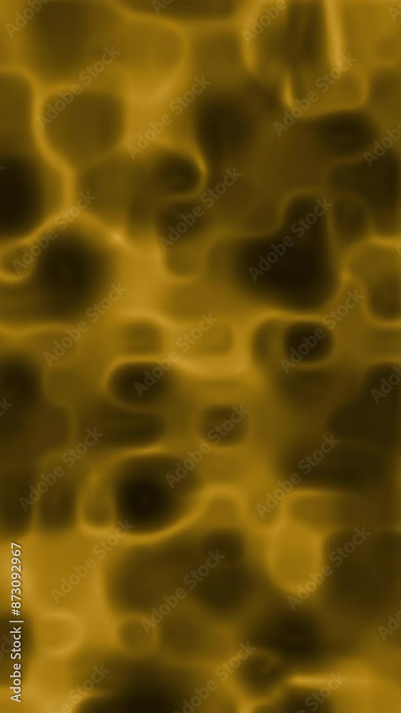liquid black and gold background animation portrait. black bg and gold ...