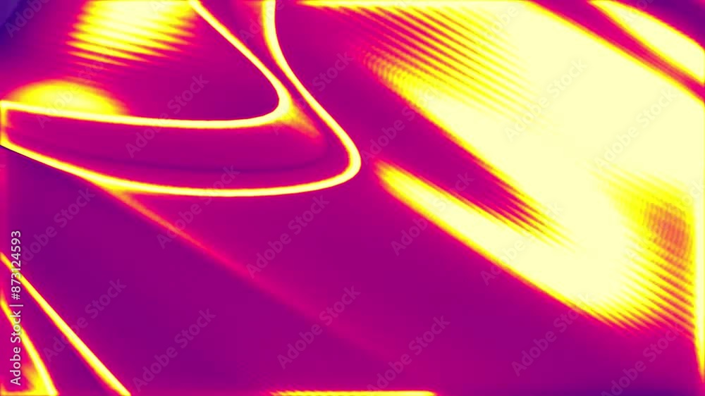 Neon Iridescent Violet Animated Heatwave Liquid Animation Science ...