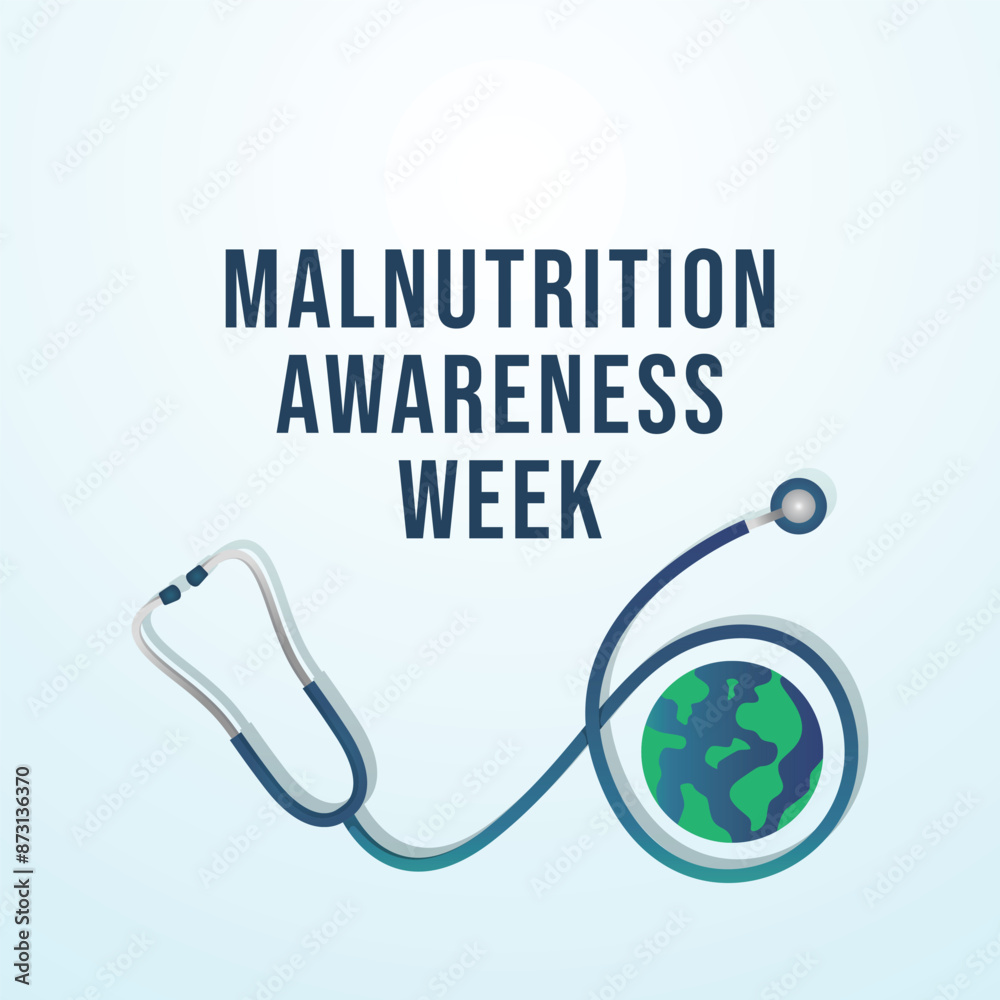 vector graphic of Malnutrition Awareness Week ideal for Malnutrition ...