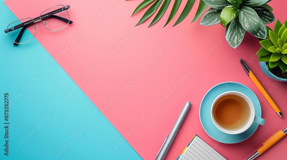 motivational themes flat design top view inspirational theme cartoon ...