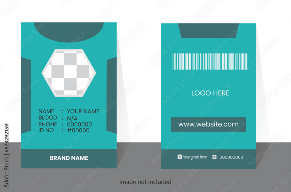 Creative ID Card Design Template.School and College Student Id Card ...