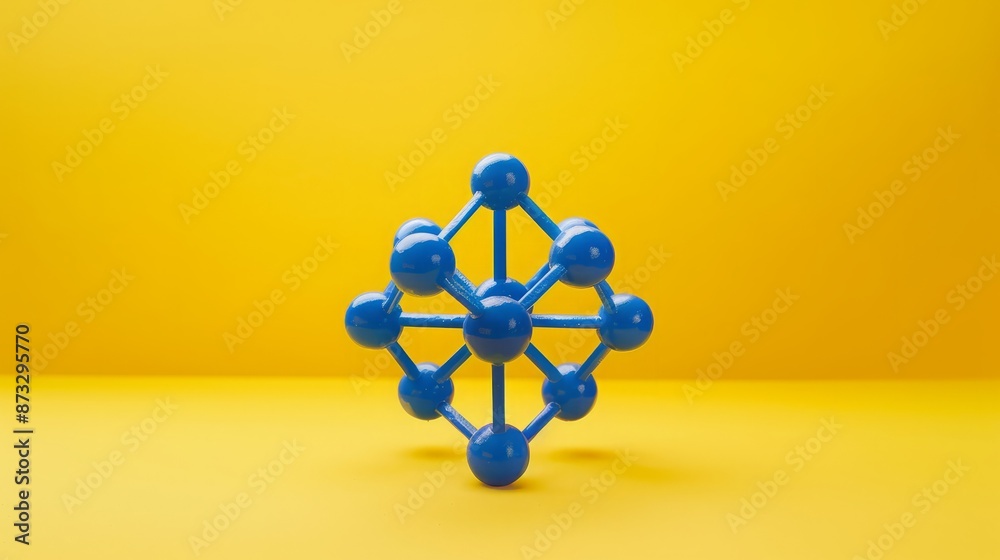 3D model of sodium chloride (NaCl) crystalline structure foto de Stock ...