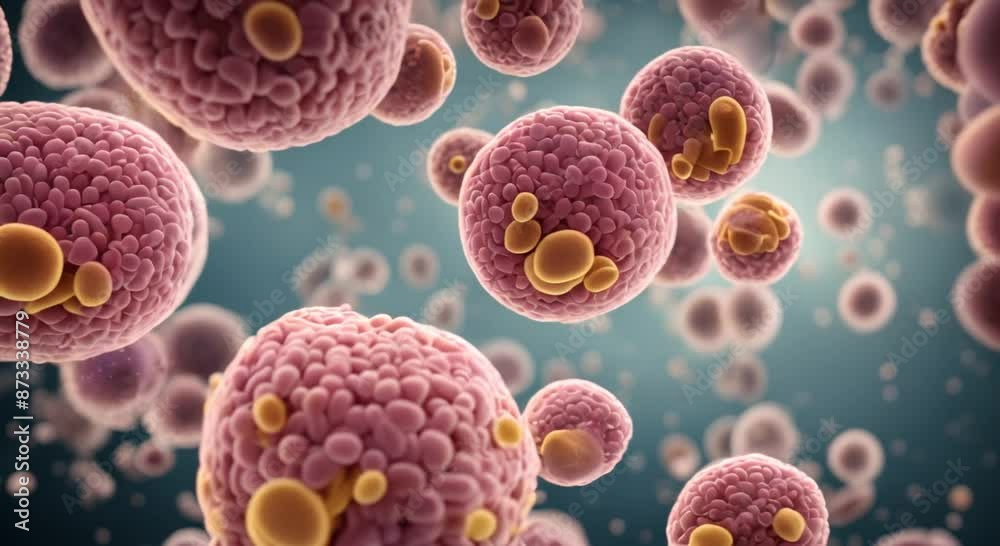 Micro bacterial Bacteria Colony Microbiome and Bacteria inside ...