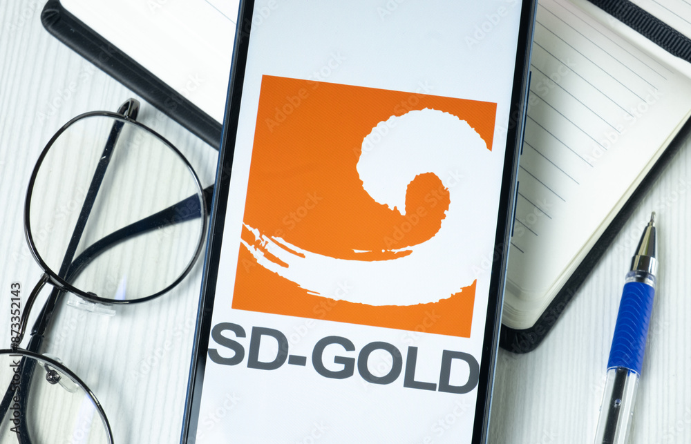 New York, USA - 30 June 2024: Shandong Gold Mining Logo on Phone Screen ...