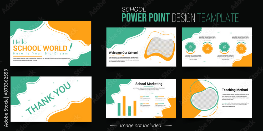 Education PowerPoint presentation slides template design. Use for ...