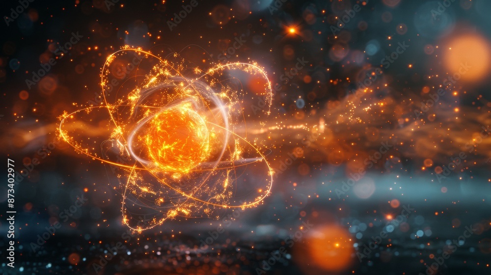 Atomic chemical reactions: interaction of protons, electrons and energy ...