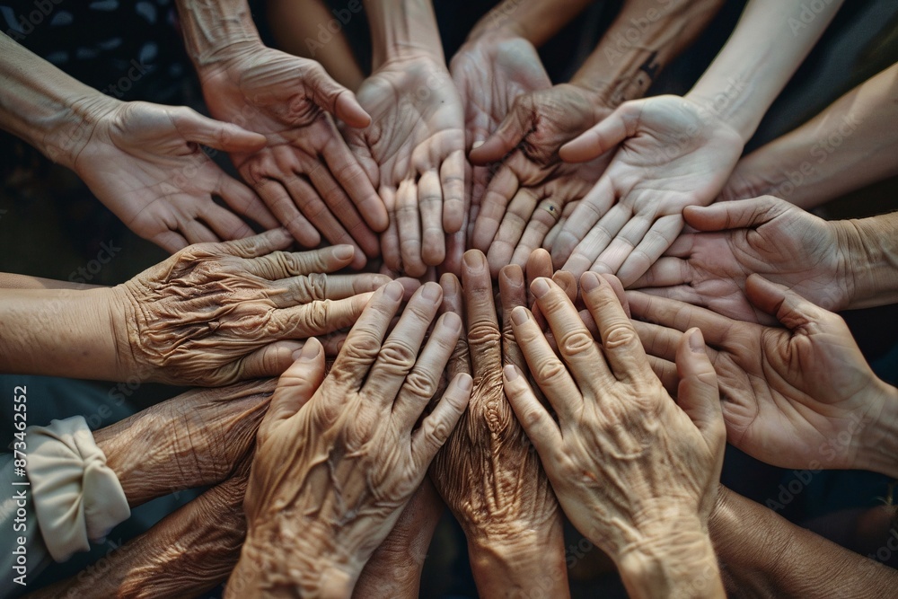 Helping Hands Showing Compassion and Care Stock Photo | Adobe Stock
