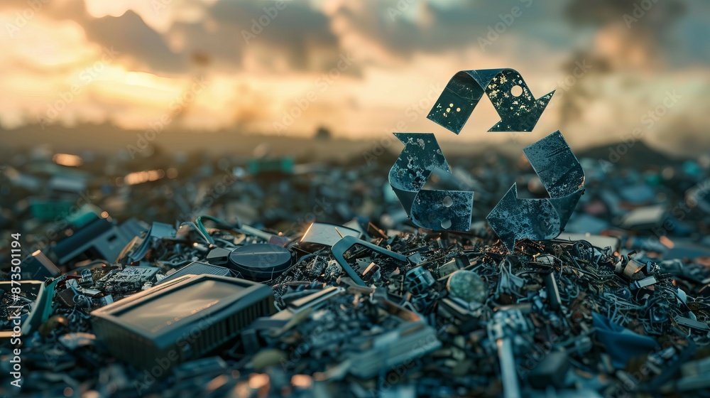 Explore the growing issue of electronic waste and how recycling is ...