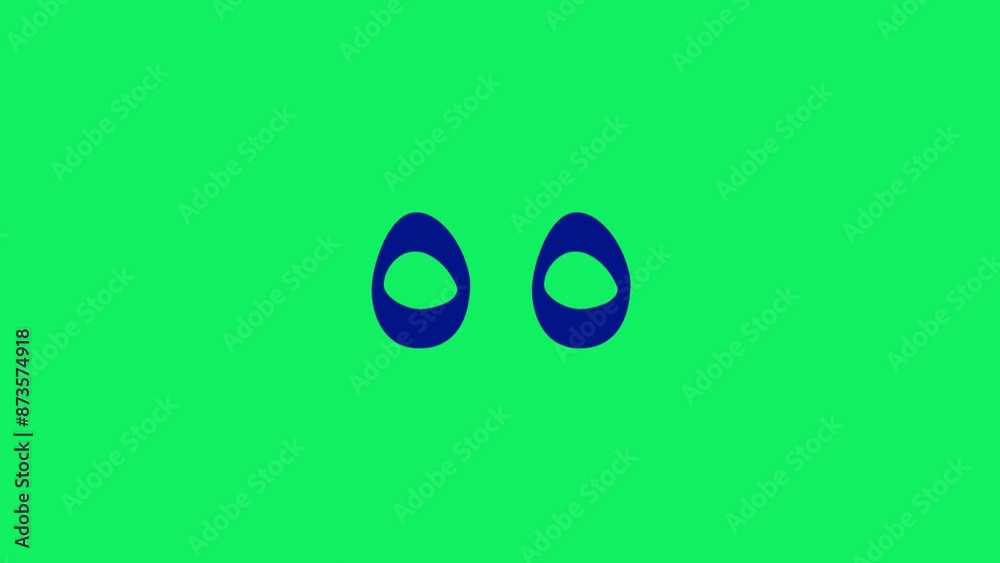 Simple 60 seconds (1 minute) navy Eastern Arabic numerals countdown ...