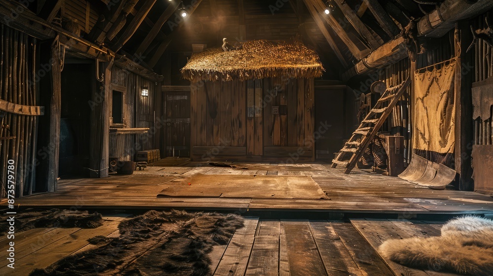 Viking Longhouse Stage: Norse mythology with this rustic stage ...