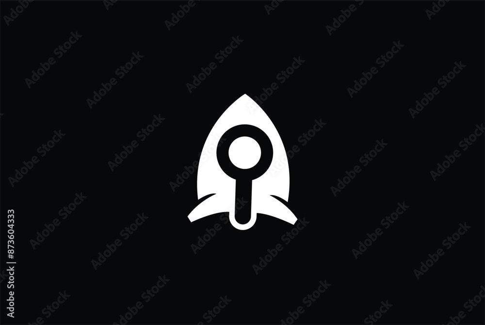 Vetor de rocket abstract vector, launching rocket modern abstract ...