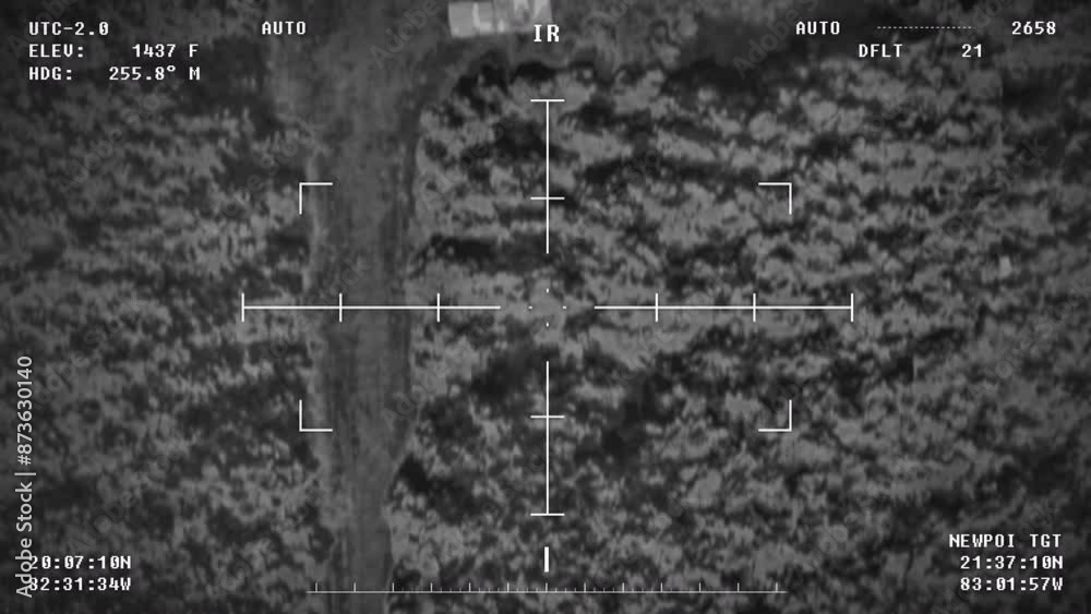 Homing Explosive Missile Weapon Targets Military Vehicle On Modern ...