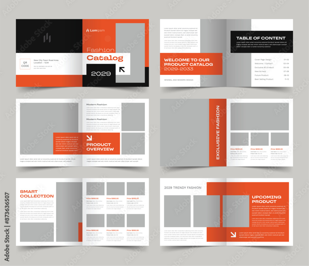 Product Catalog Layout, Fashion and Multipurpose Portfolio, Catalogue ...
