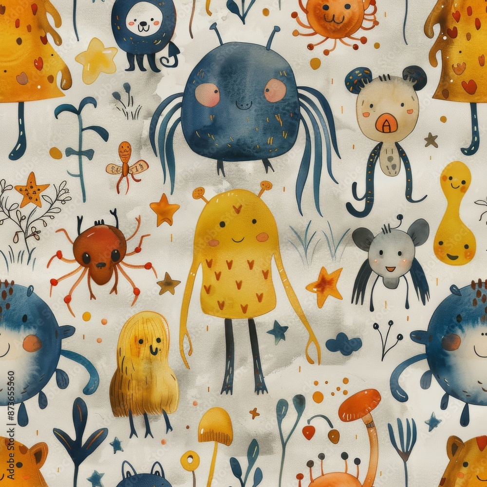 watercolor Characters from classic nursery rhymes like Humpty Dumpty ...