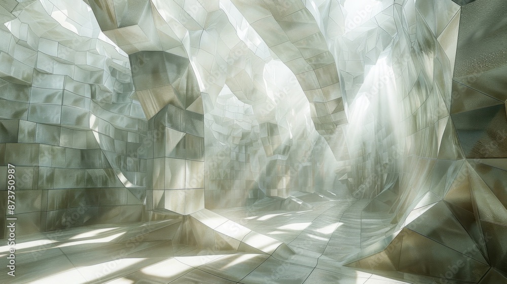 Dive into a visual labyrinth of unexpected angles and dimensions, where ...