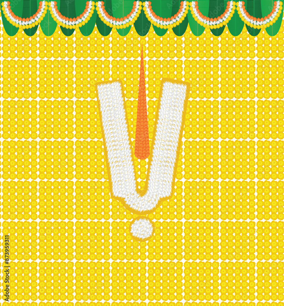 Creative and beautiful background design of yellow marigold flowers ...