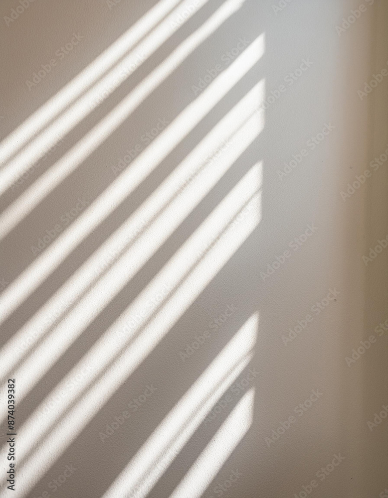 Abstract shadow and striped diagonal light blur background on white ...