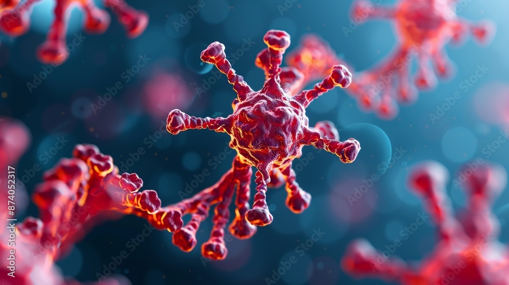 Explore the molecular structure of viral genomes in scientific art ...