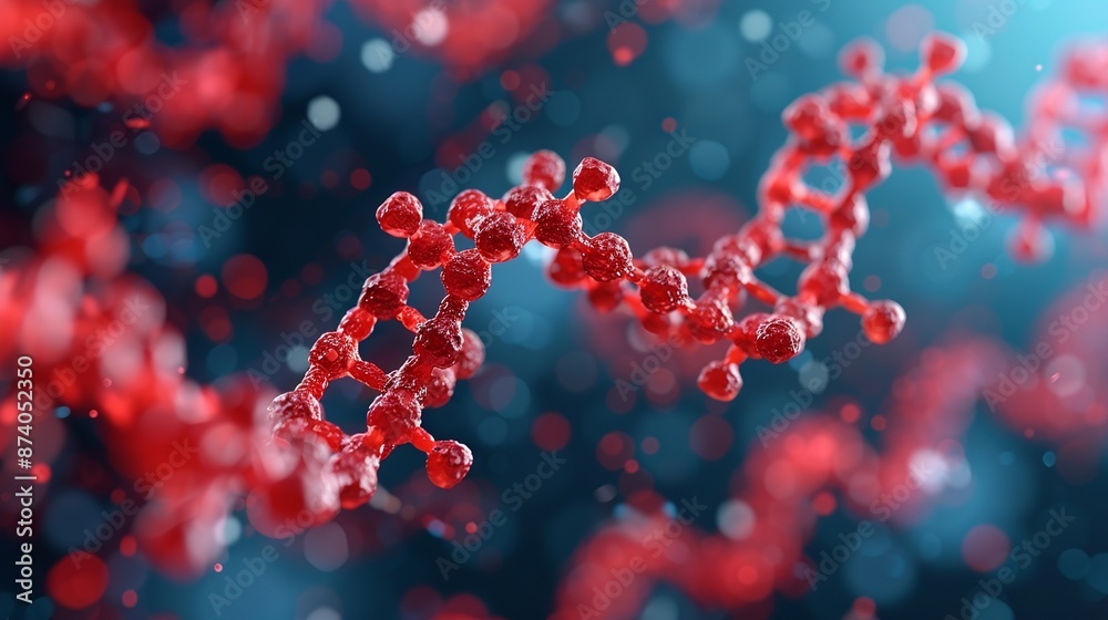 Explore the molecular structure of viral genomes in scientific art ...