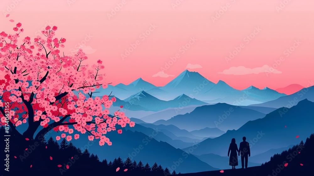 Show forgiveness with a peaceful scene of two friends reconciling under ...