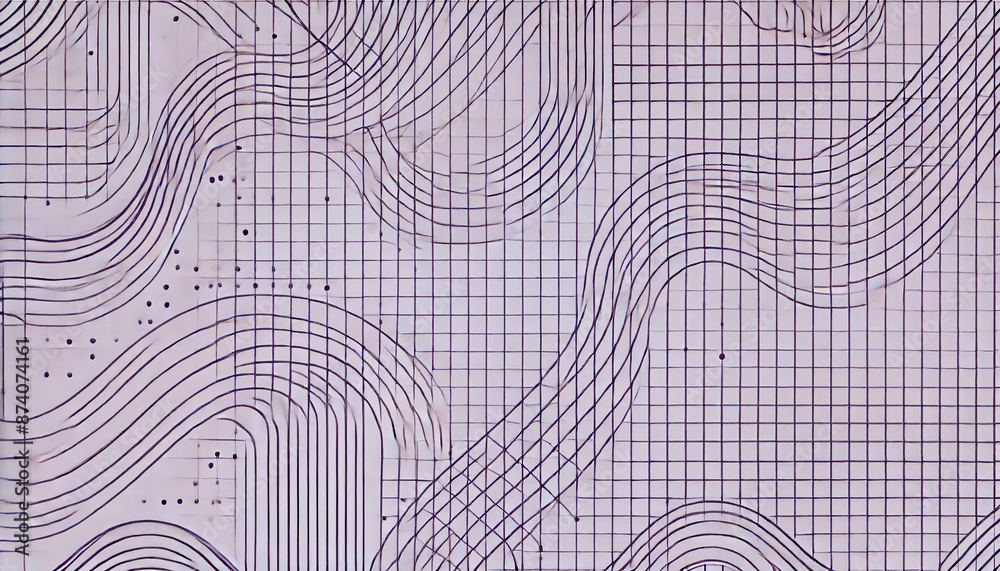 grid wallpaper with light purple background and dark purple lines Stock ...