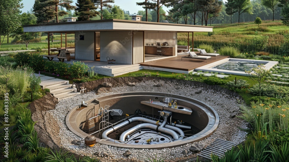 Cutaway View A cross section diagram reveals the inner workings of a ...