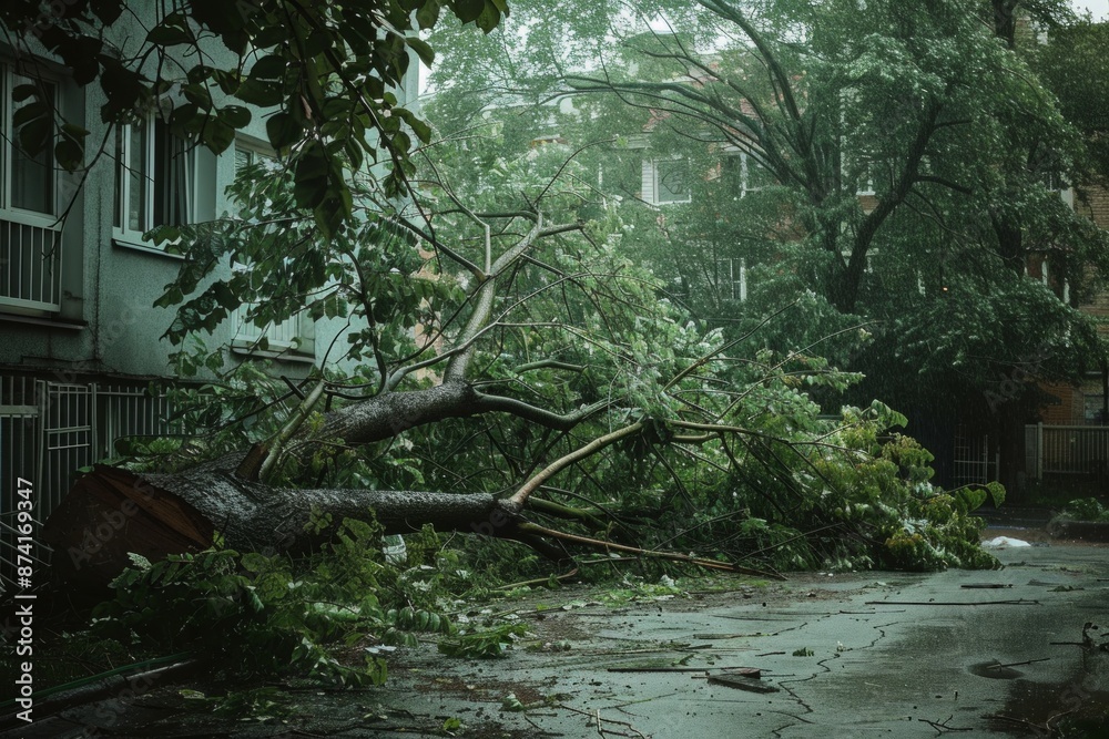 Amidst the storm, the city streets were almost impassable, with ...