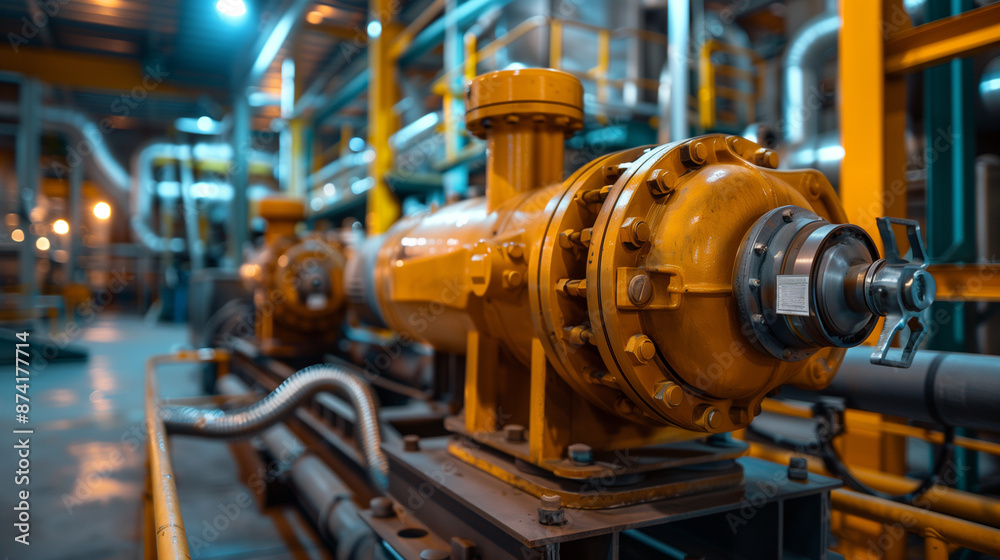 Liquid transfer pump with asynchronous electric motor, modern chemical ...