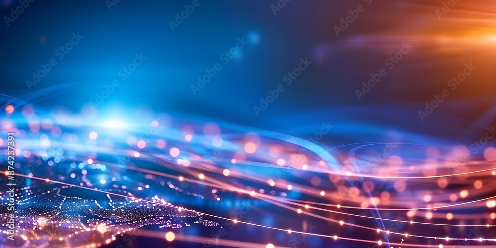 ภาพประกอบสต็อก Map one showcases innovative financial technology ...