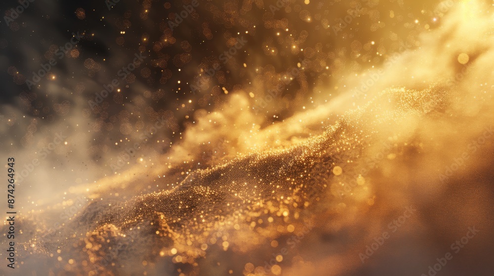 very strong wind from left side, dust from ground, close up, dust ...