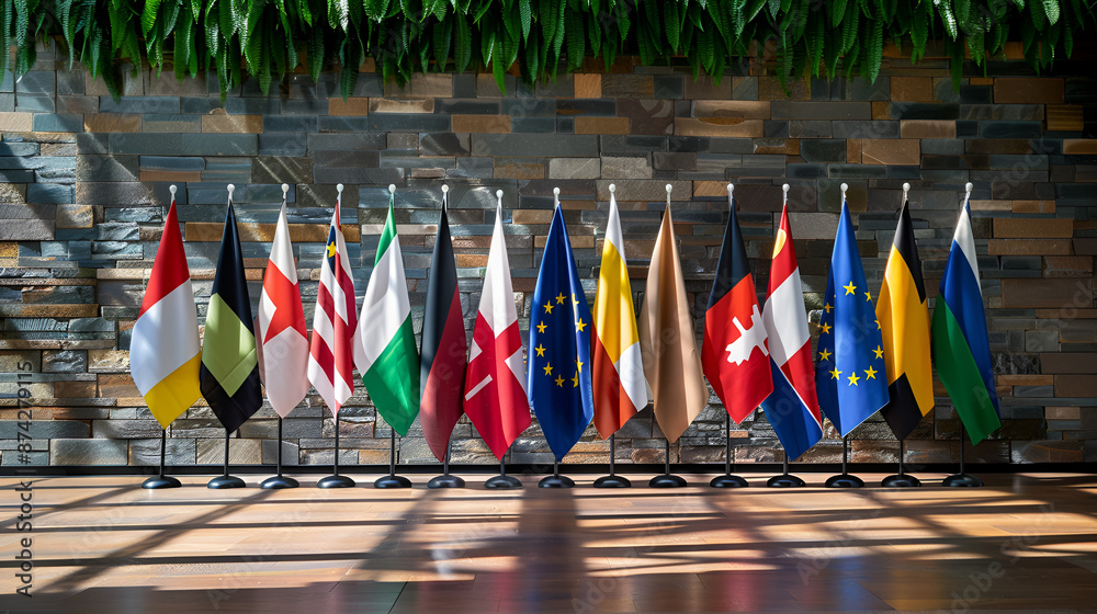 G7 summit flags of members of G7 group of seven and list of countries ...