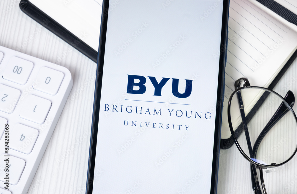 New York, USA - 30 June 2024: BYU Brigham Young University Logo or Icon ...