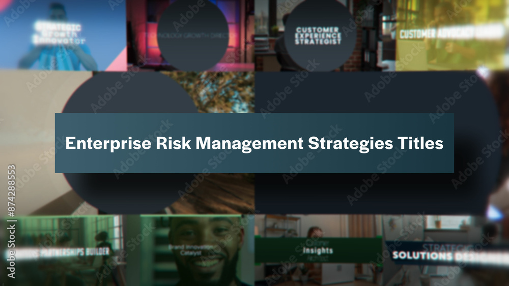 Enterprise Risk Management Strategies Titles | 10 Motion Titles with ...