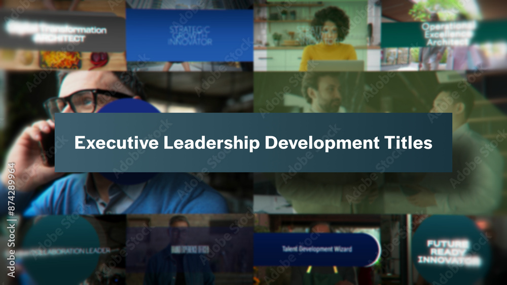 Executive Leadership Development Titles | 10 Motion Titles with Control ...