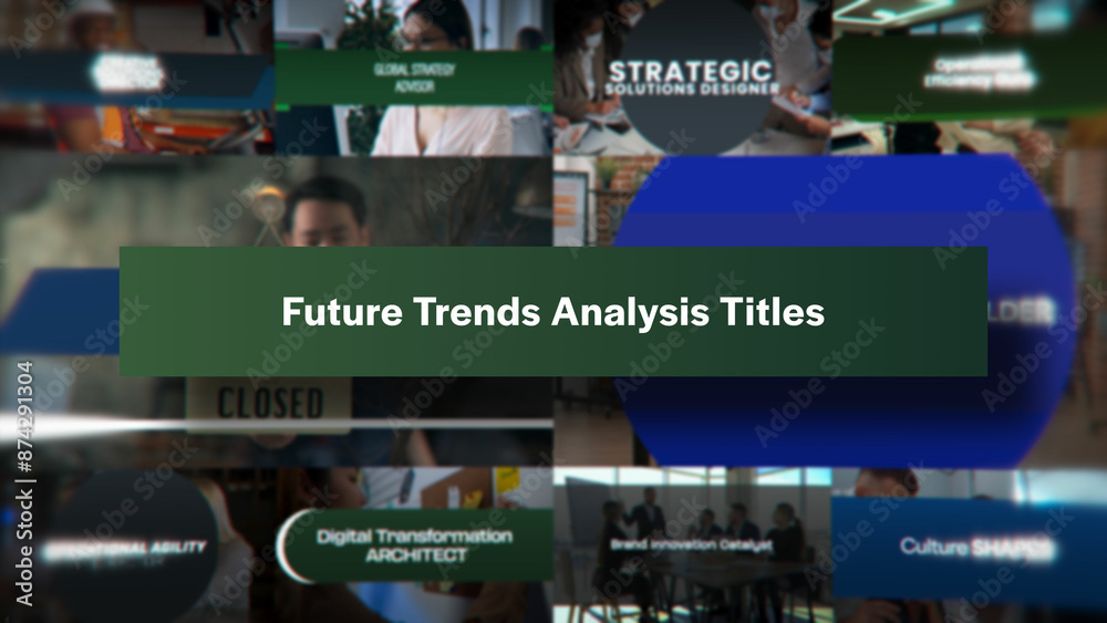 Future Trends Analysis Titles | 10 Motion Titles with Control Panels ...