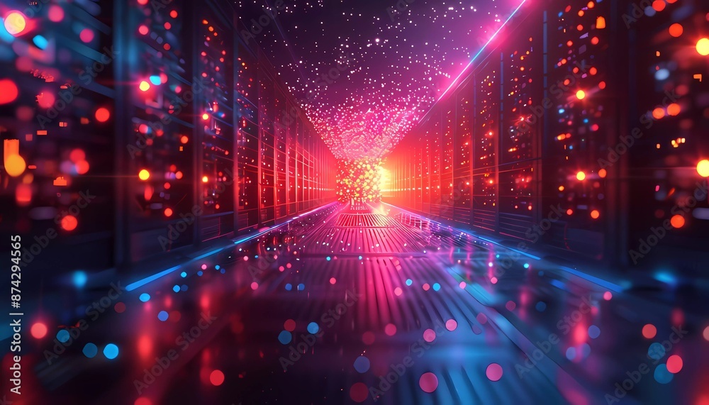 Digital Grids and Networks, Backgrounds featuring grids, network nodes ...