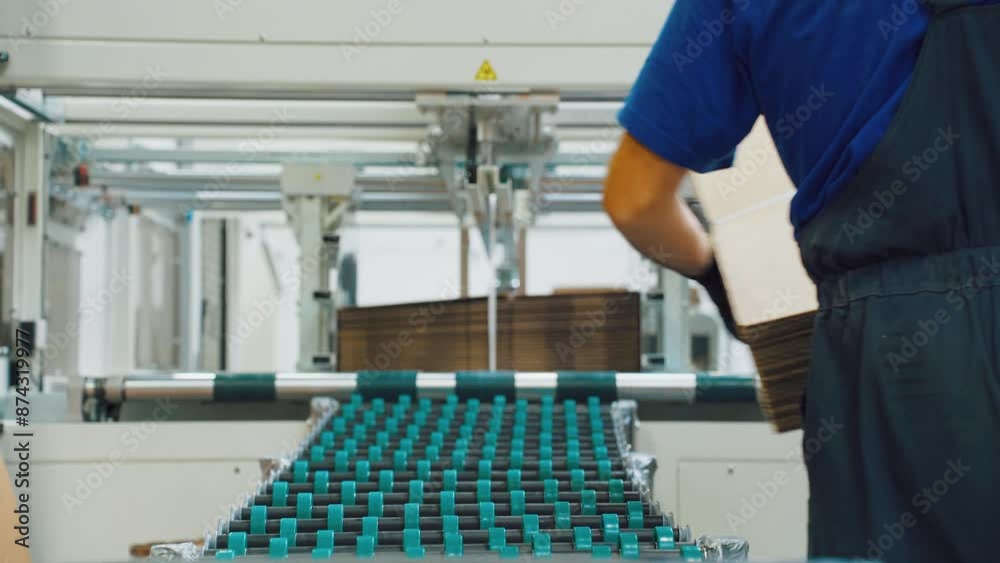 Conveyor line for production of corrugated cardboard boxes. Line for ...