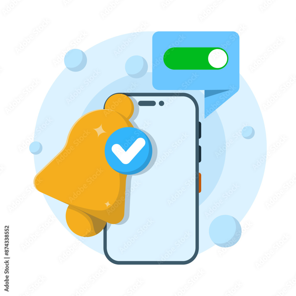 the concept of a notification appears, the notification has been ...